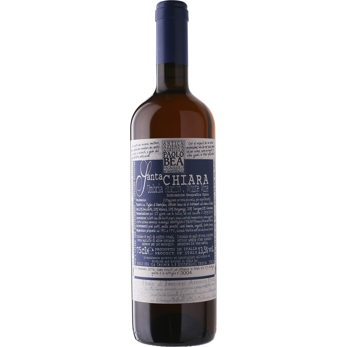 Paolo Bea Umbria Bianco 'Santa Chiara' 2017 – Verve Wine
