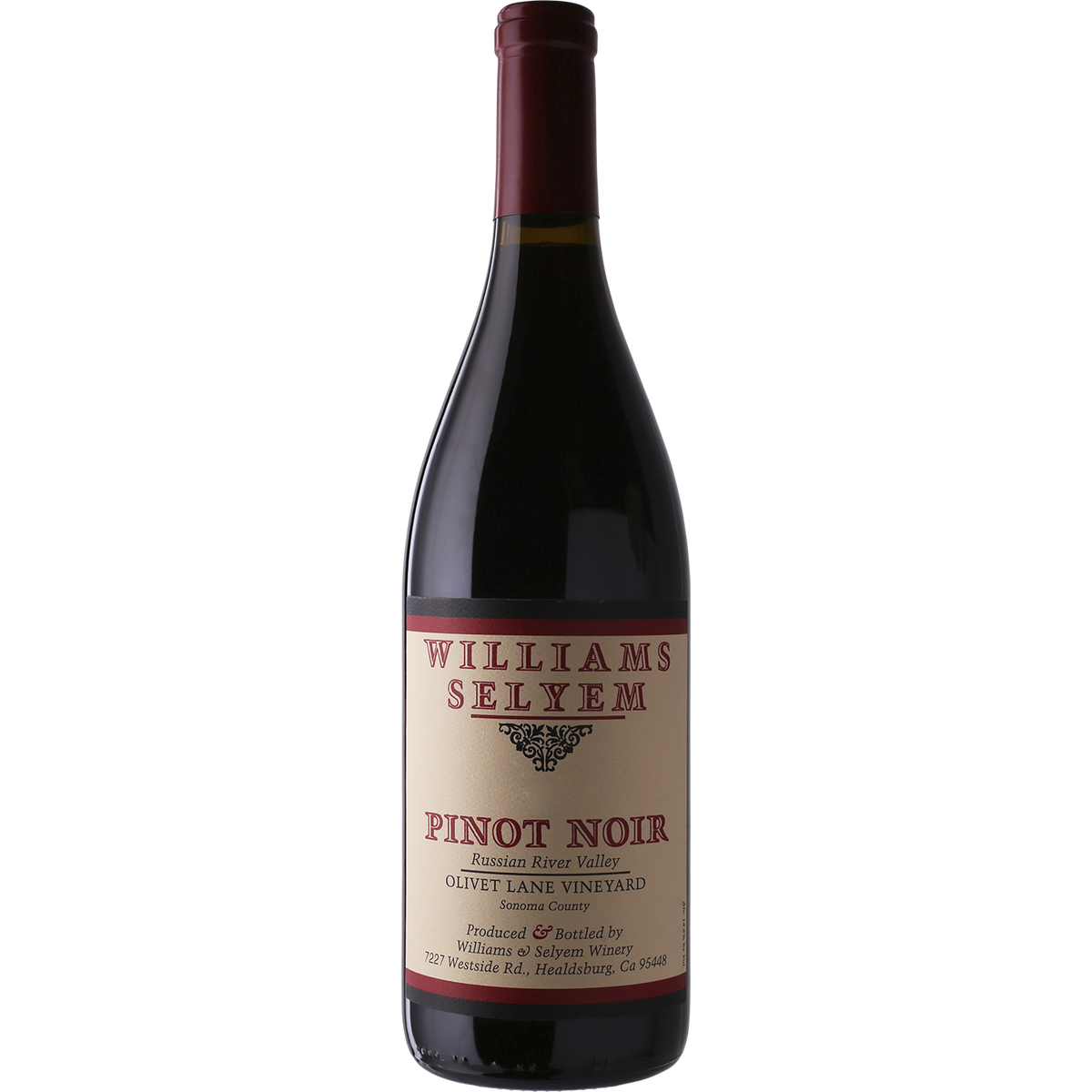 Williams Selyem Pinot Noir 'Olivet Lane' Russian River Valley 2016 ...