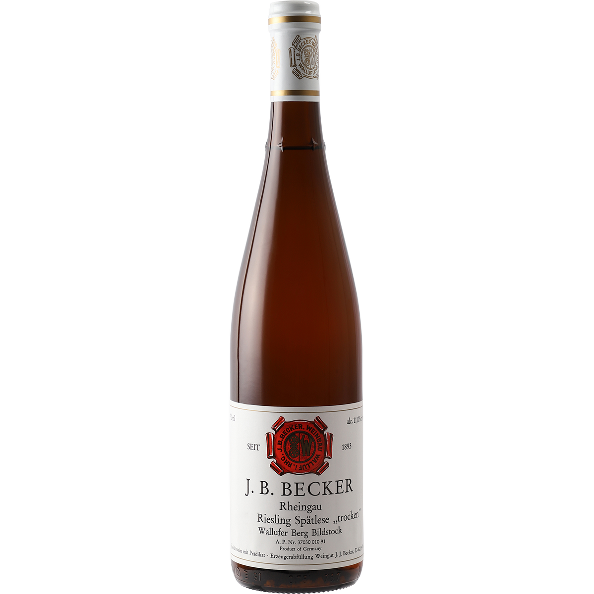 JB Becker Riesling 'Berg Bildstock' Spatlese Trocken 2000 – Verve Wine