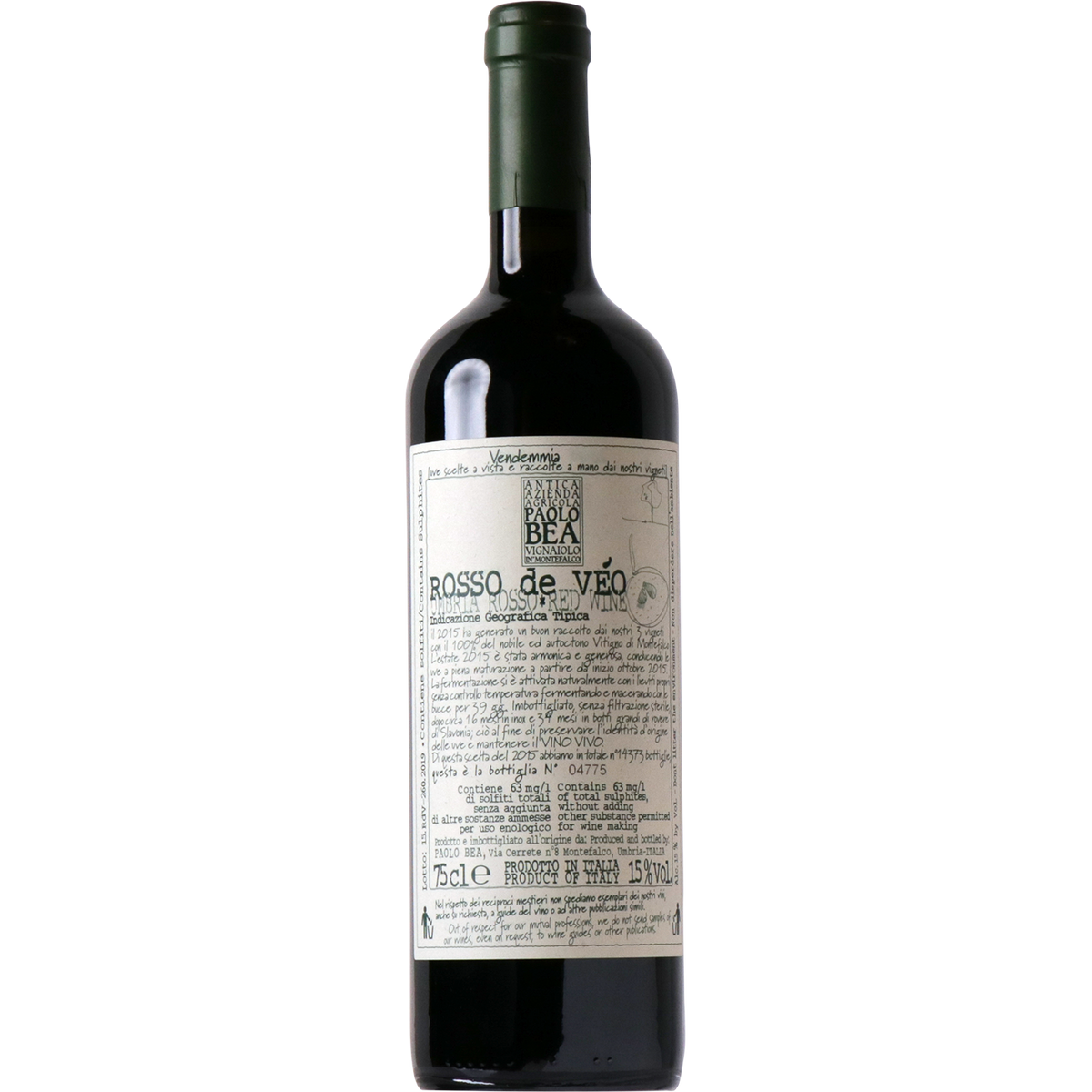 Paolo Bea Umbria Rosso 'Rosso de Veo' 2017 – Verve Wine